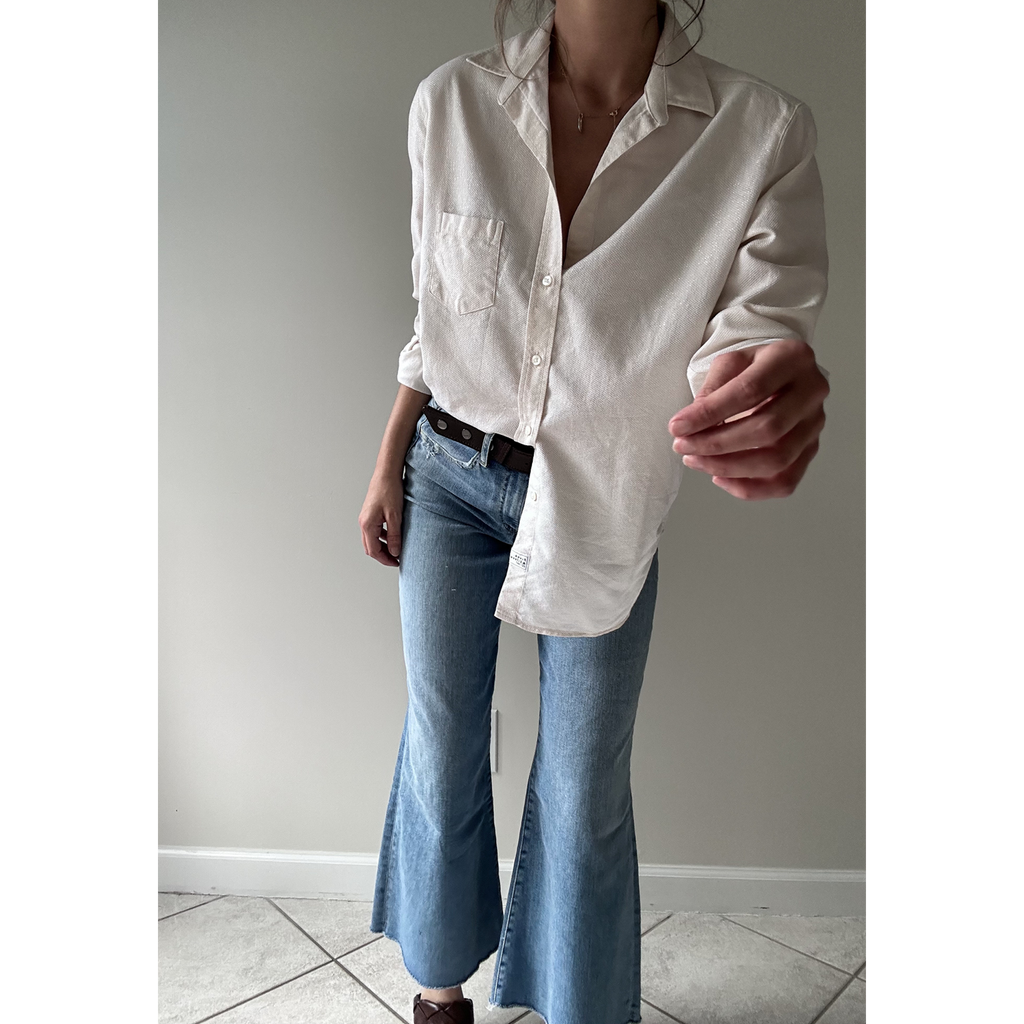Eileen Relaxed Button Up – The Gold Parrot